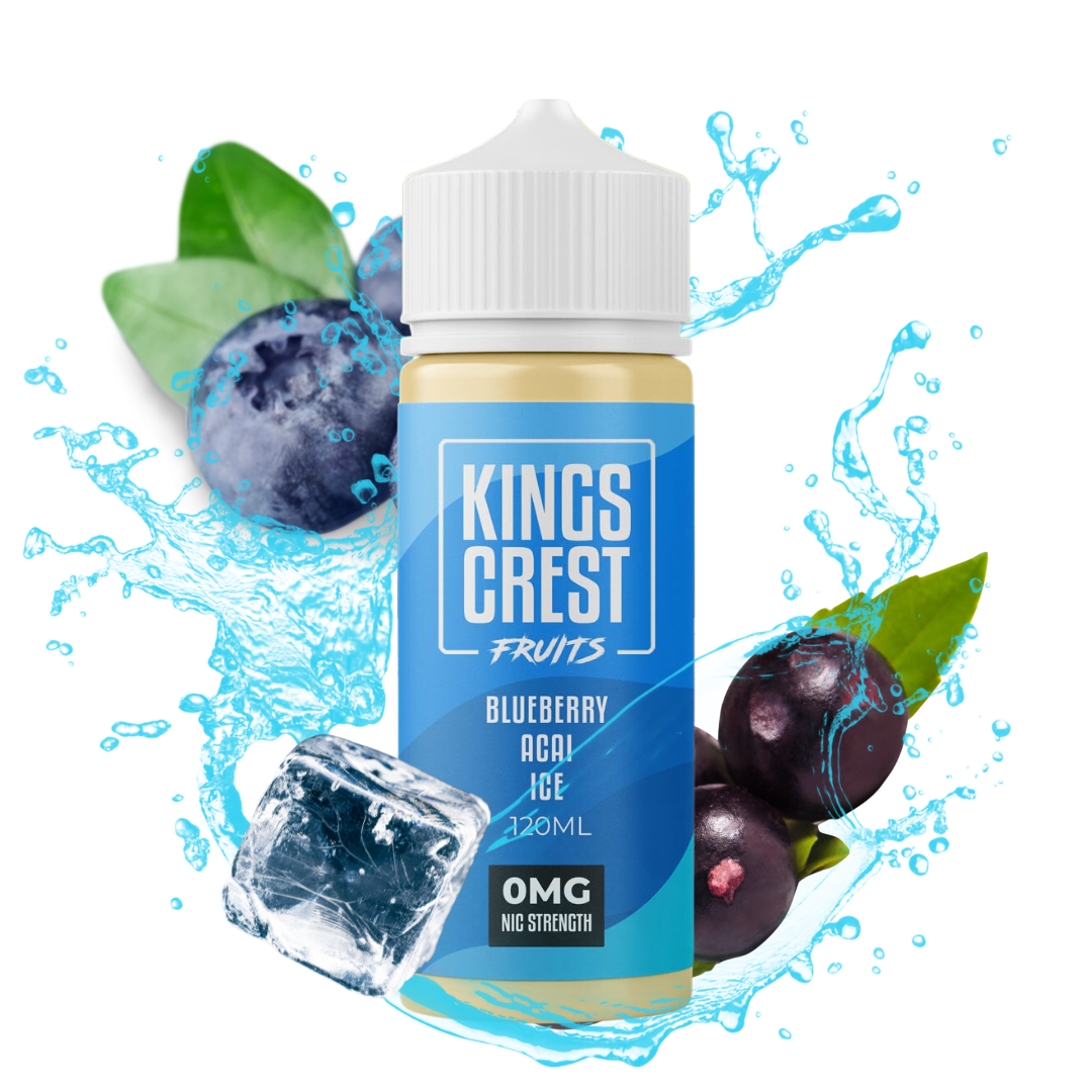 Kings Crest Fruits Blueberry acai ice 120ml – Taberna Del Vapeador