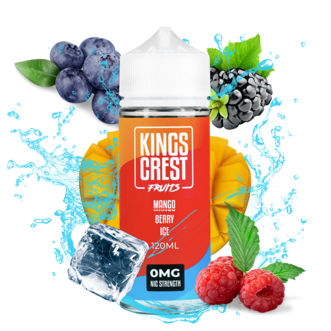 Kings Crest Fruits Mango berry ice 120ml – Taberna Del Vapeador