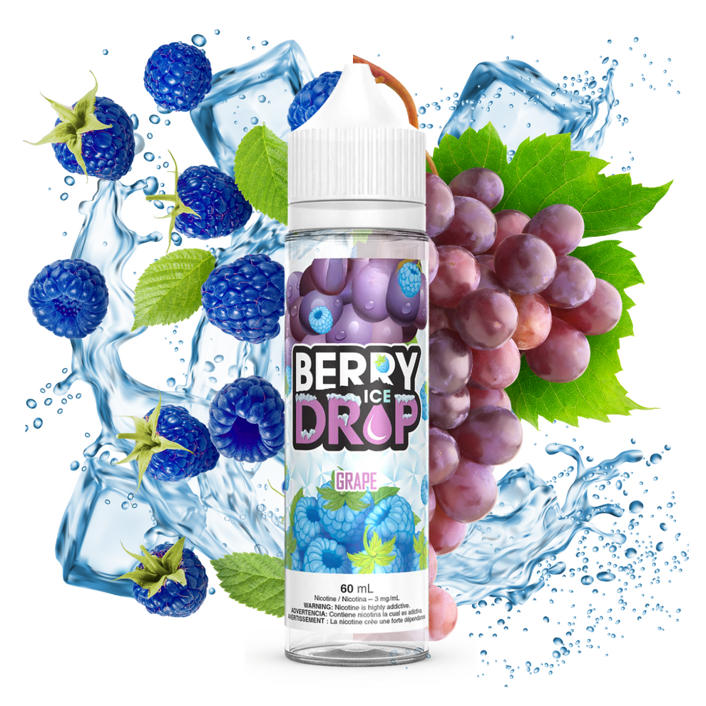 Berry Drop Ice Grape 60ml – Taberna Del Vapeador