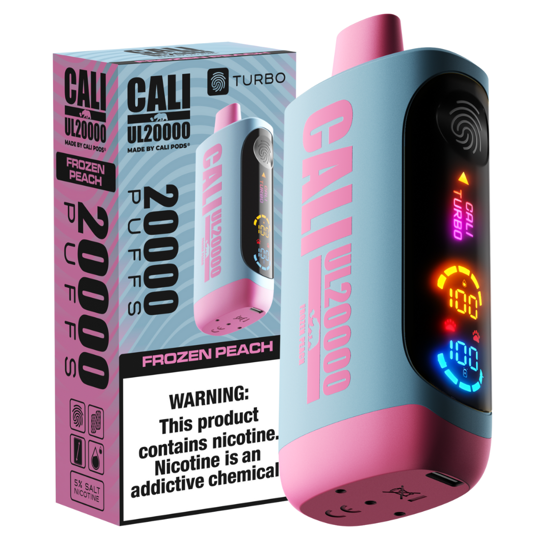 Cali UL20000 Frozen Peach 20K 20000 puff – Taberna Del Vapeador